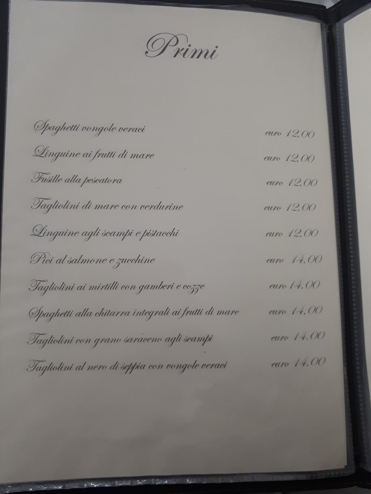 Menu da Ristorante PESCE PAZZO FIRENZE Pesce Fresco, Firenze