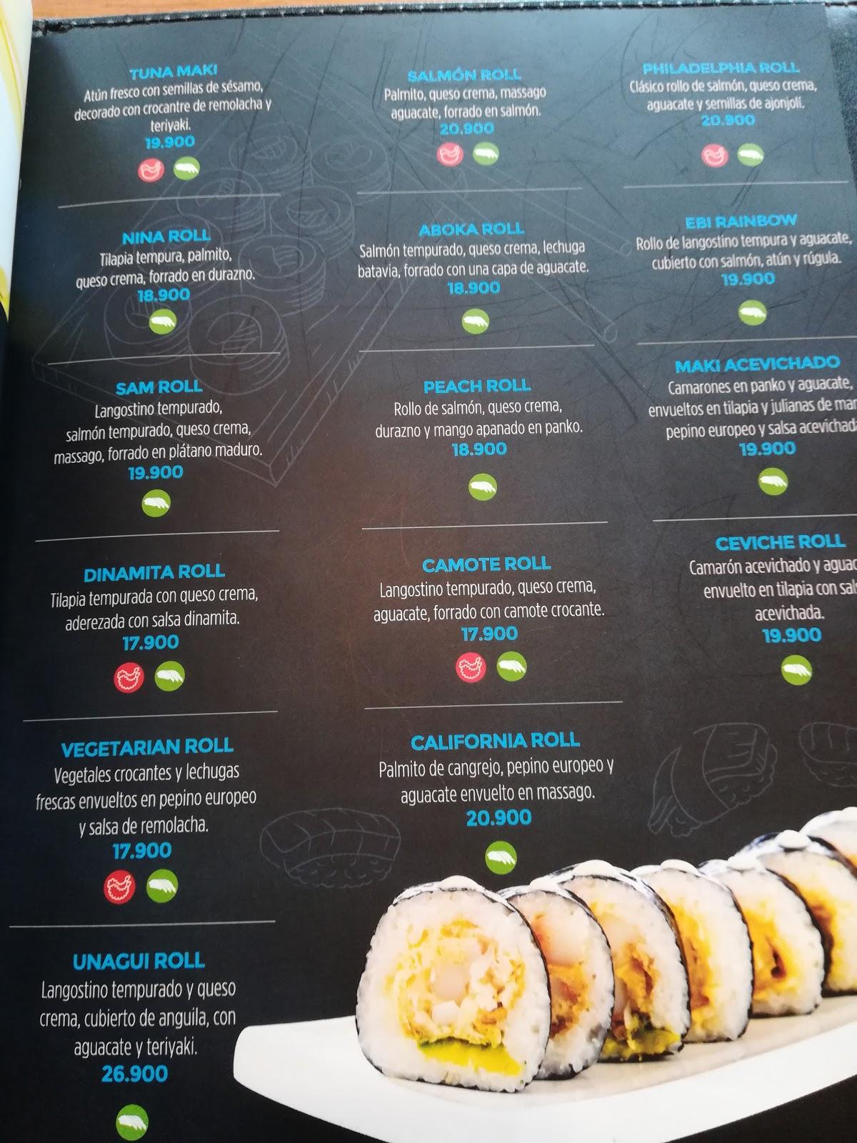 Carta del restaurante Boru Food Y Sushi - Sede Cedritos, Bogotá