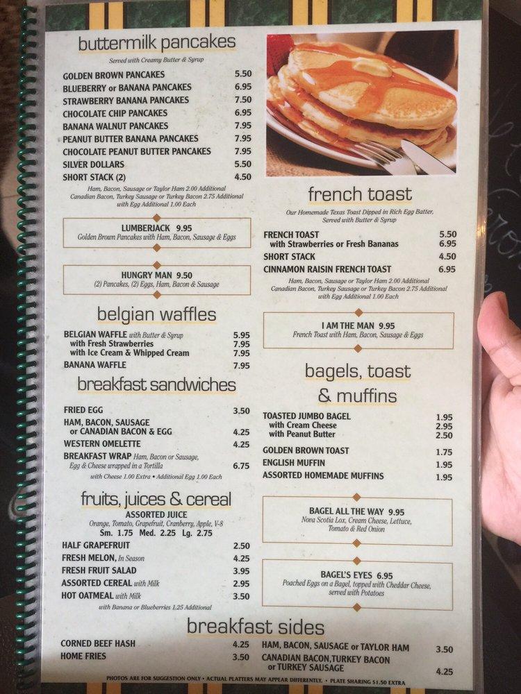 Menu at Veronica Plaza Diner & Restaurant, Franklin Township