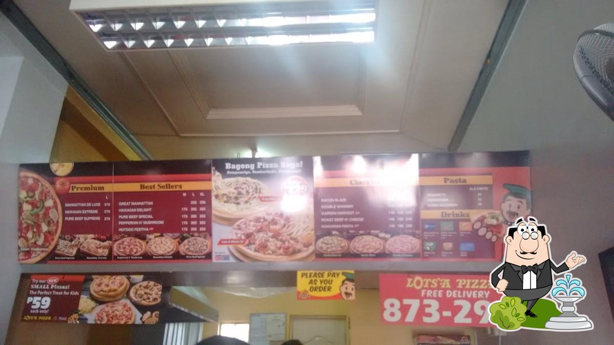Lots'A Pizza - Verdant pizzeria, Las Pinas, FX3J+33W - Restaurant menu ...