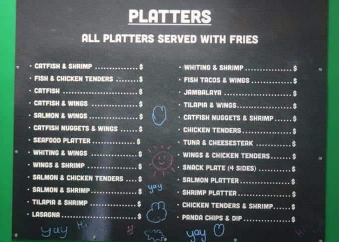 Menu at Rapid Sandwiches & More, Harrisburg