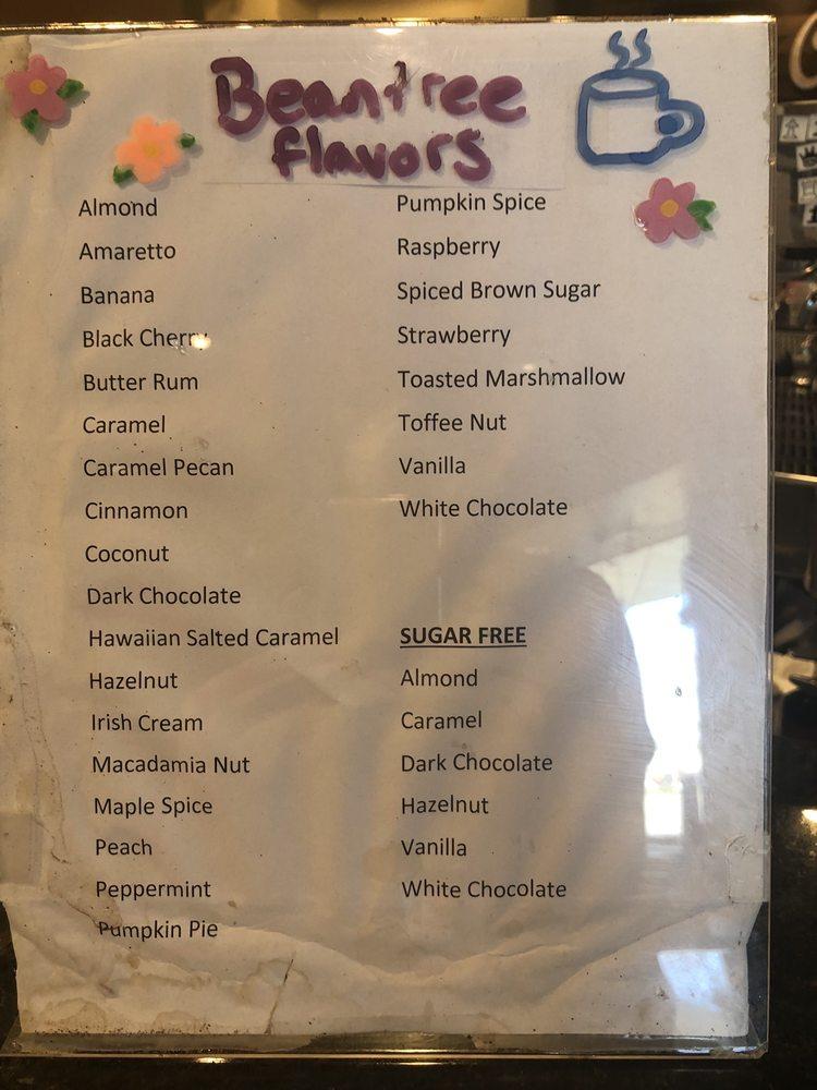 Menu at Beantree Coffee cafe, Aurora, E Iliff Ave Ste A