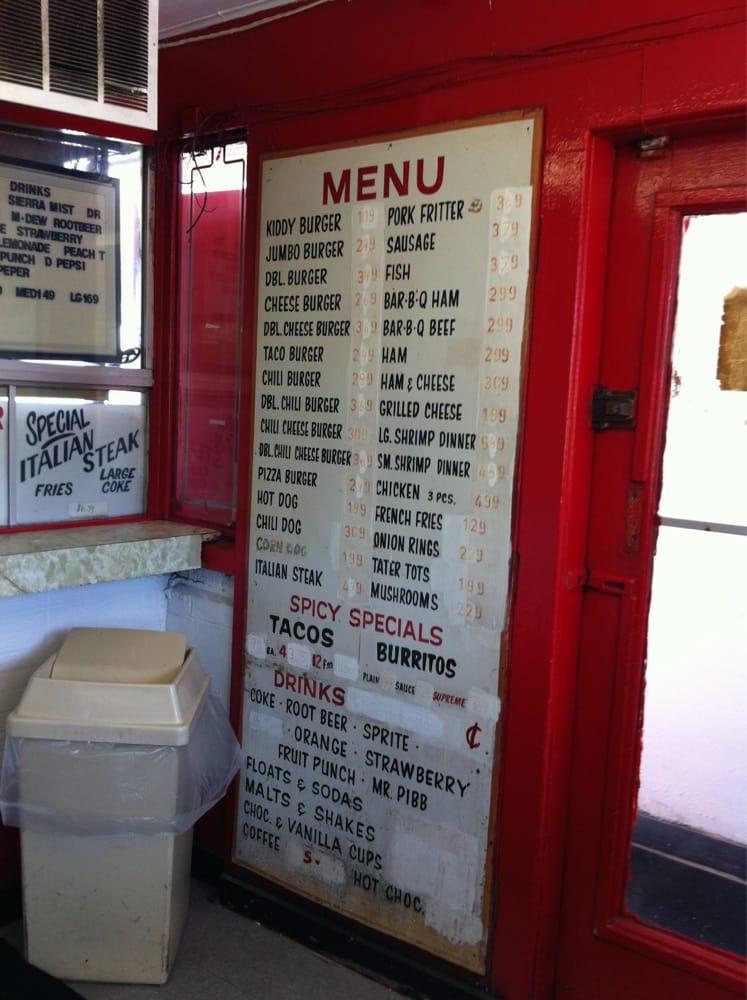 Menu at Humdinger Drive-In and Food Truck restaurant, Kansas City