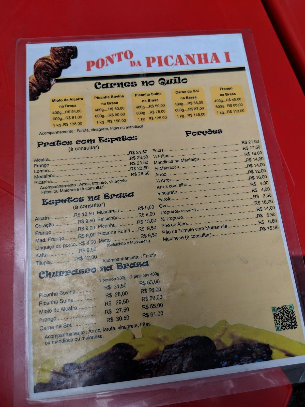 Menu em Ponto da Picanha pub & Bar, Belo Horizonte, Av. Brasil