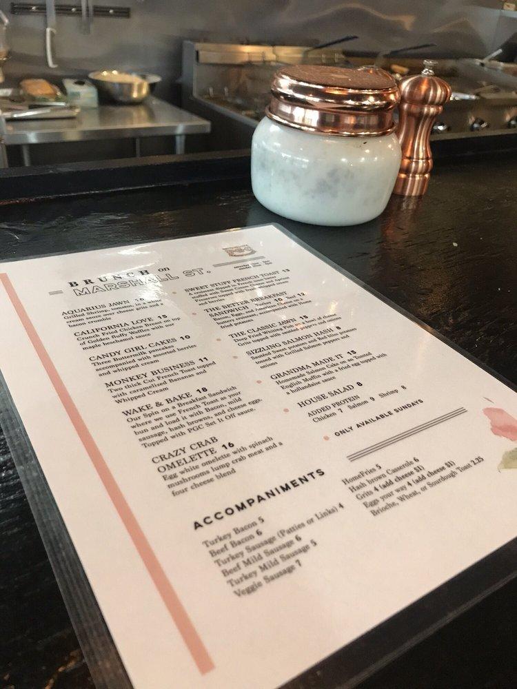 Menu at Pretty Girls Cook restaurant, Philadelphia