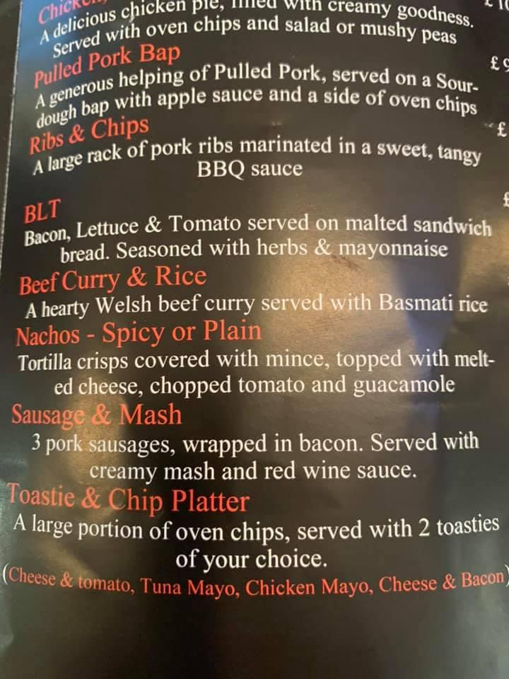 Menu at Cleopatra's Coffee Shop/Bistro cafe, Holt