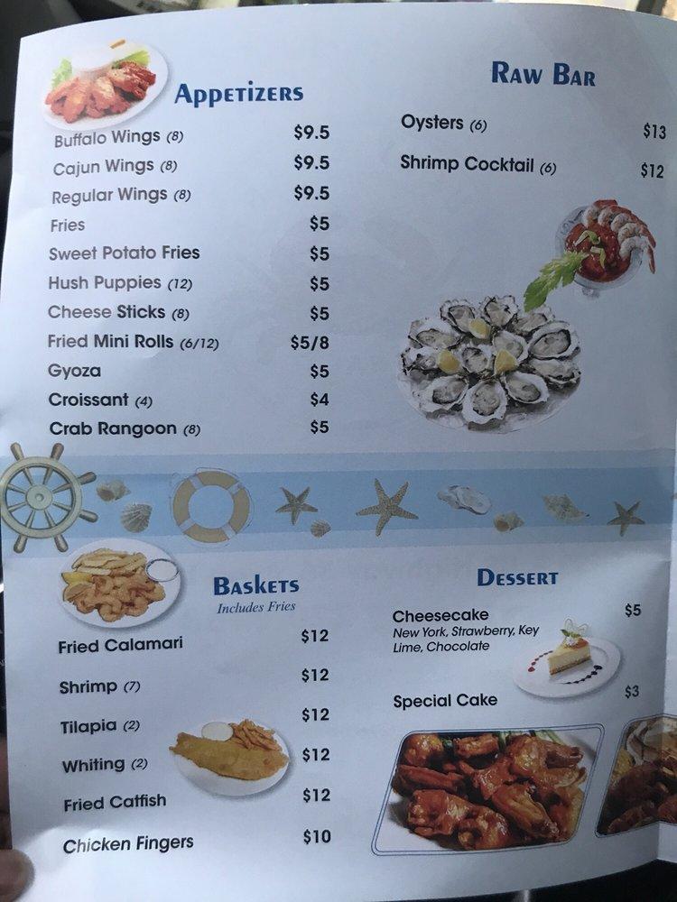 Menu at Ugly Crab restaurant, Avon
