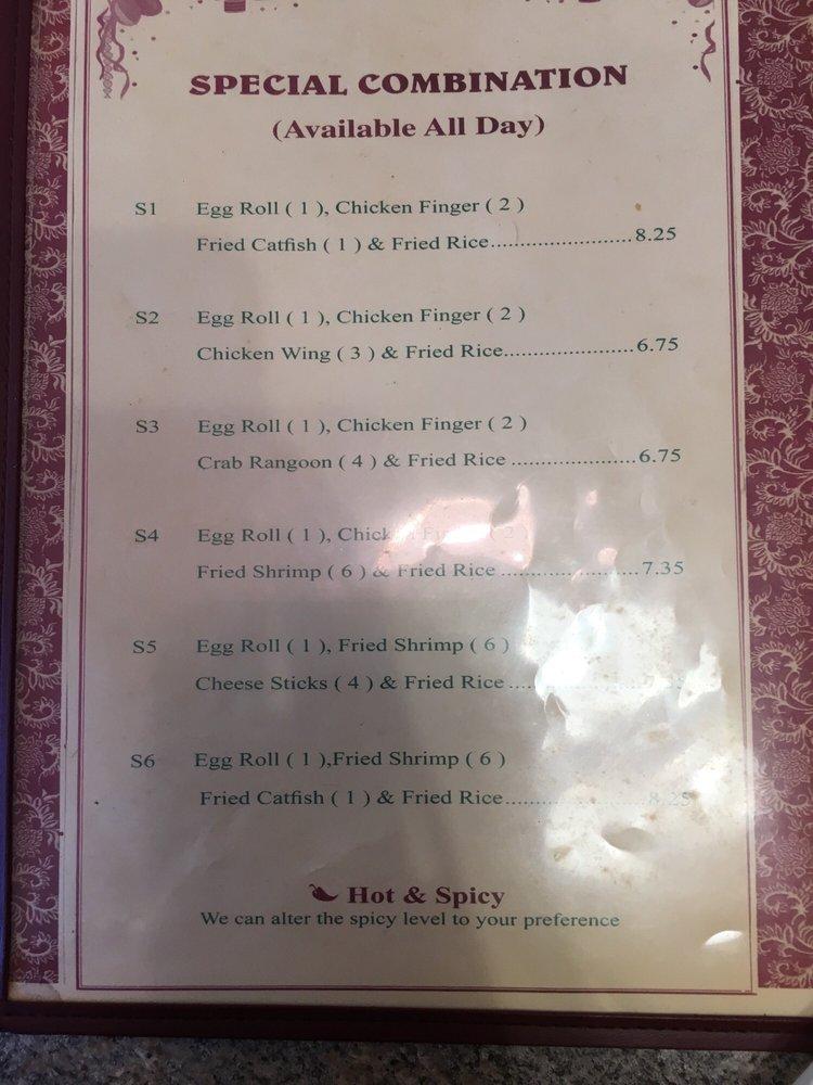 Menu at MK's Asian Kitchen restaurant, Opelika
