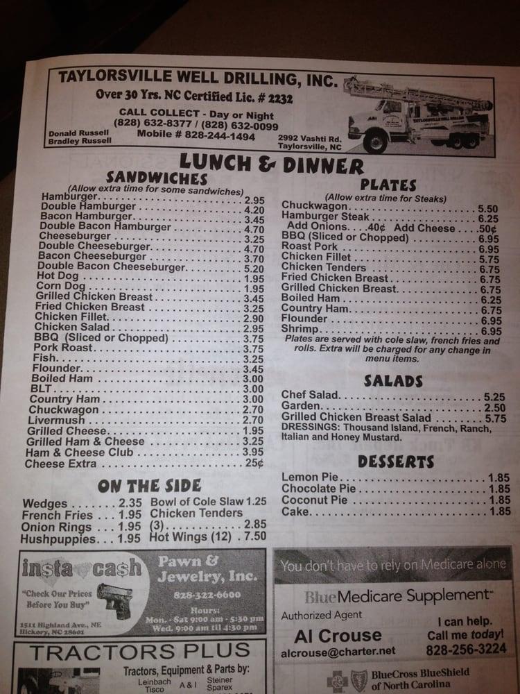Menu at Crossroads Grill restaurant, Bethlehem, Rink Dam Rd