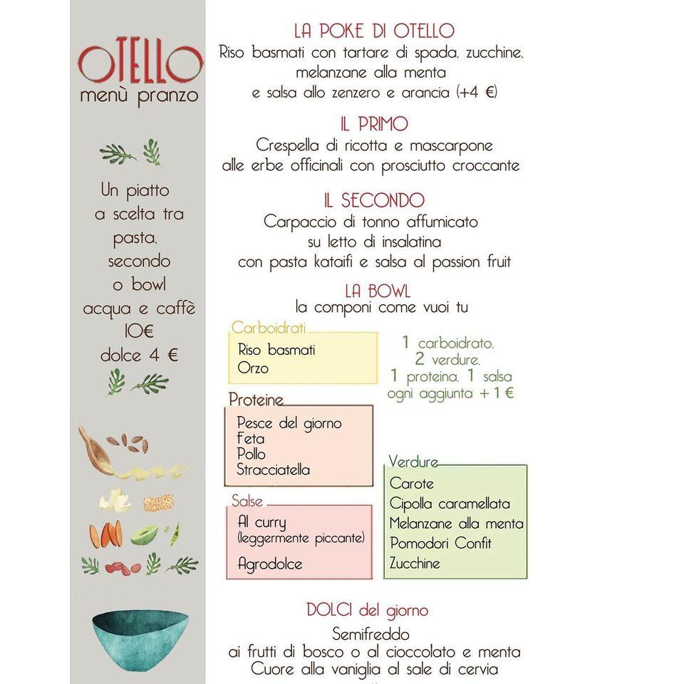 Menu da Otello.... Caffe...liquori.. pub & bar, Imola