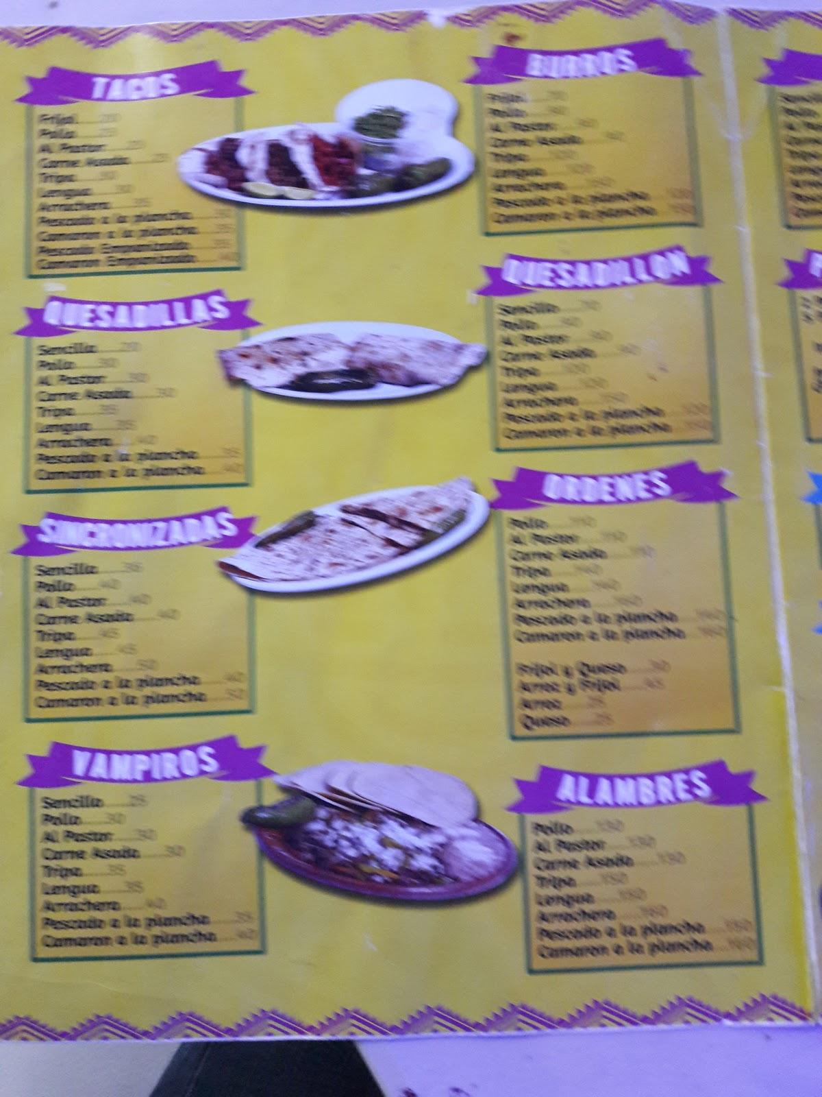 Menu at Tacos & Mariscos Guss Restaurant Bar en Puerto Peñasco, Puerto ...