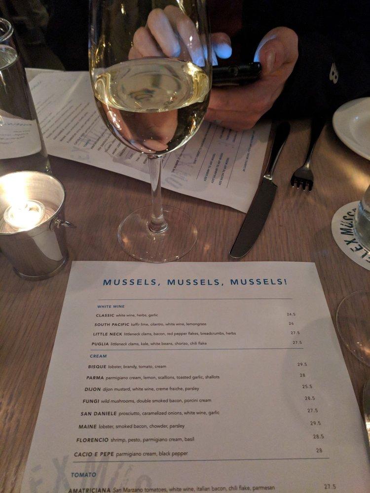 Menu at Flex Mussels desserts, New York City, 3rd Ave