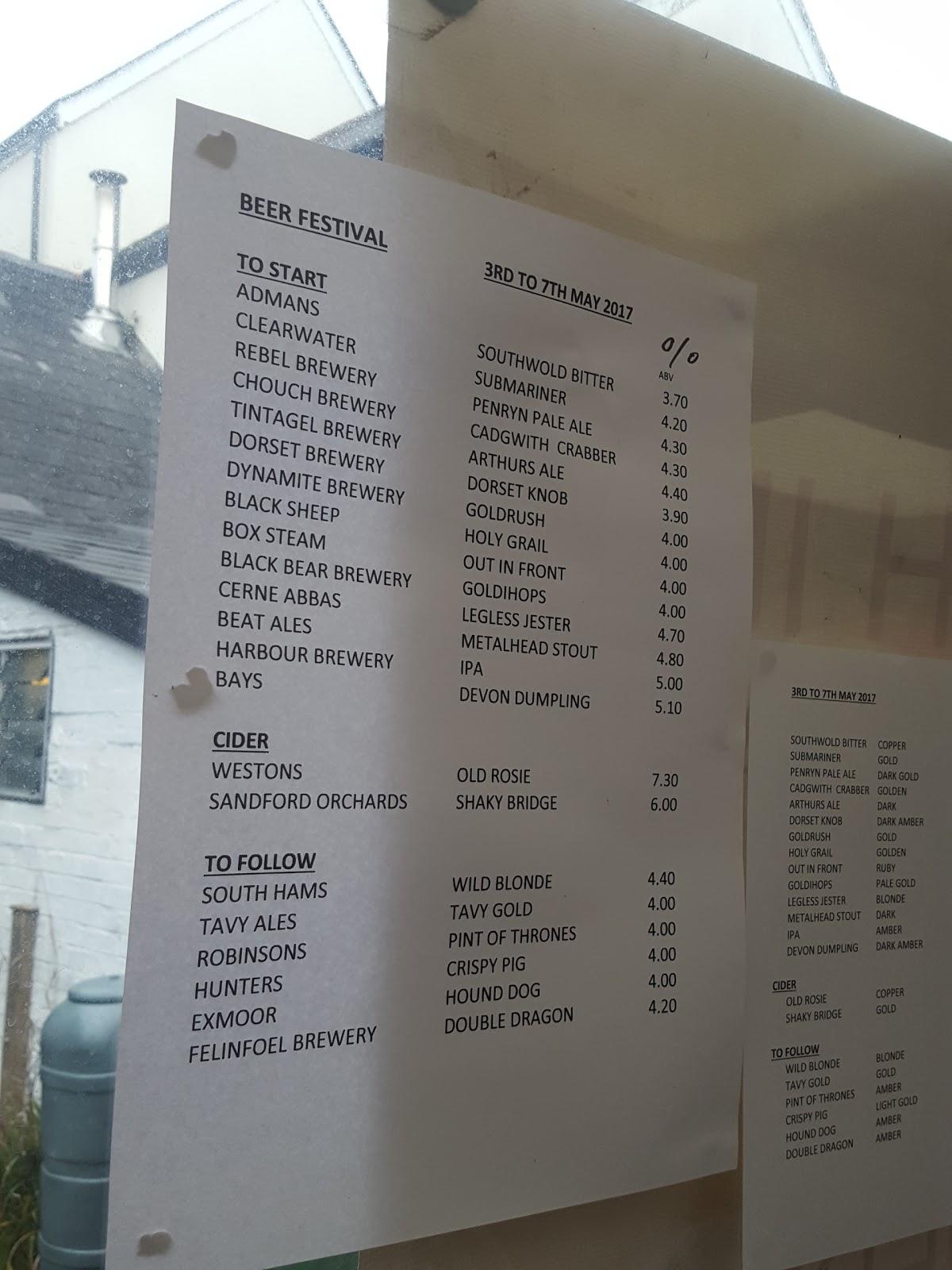Menu at Plymouth Inn pub & bar, Okehampton