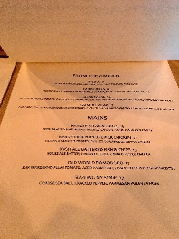 Menu at The Helm pub & bar, Greenwood Lake, 649 Jersey Ave