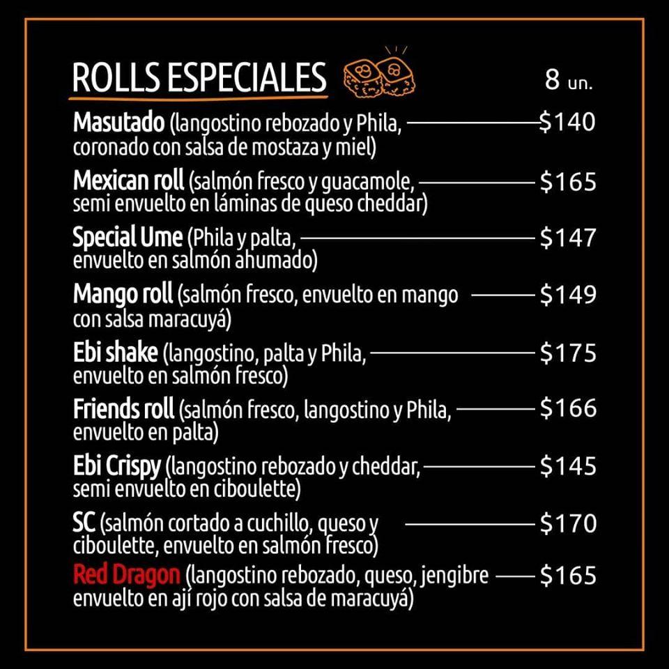 Carta del restaurante Sushi & Friends, La Reja, B1738BGB