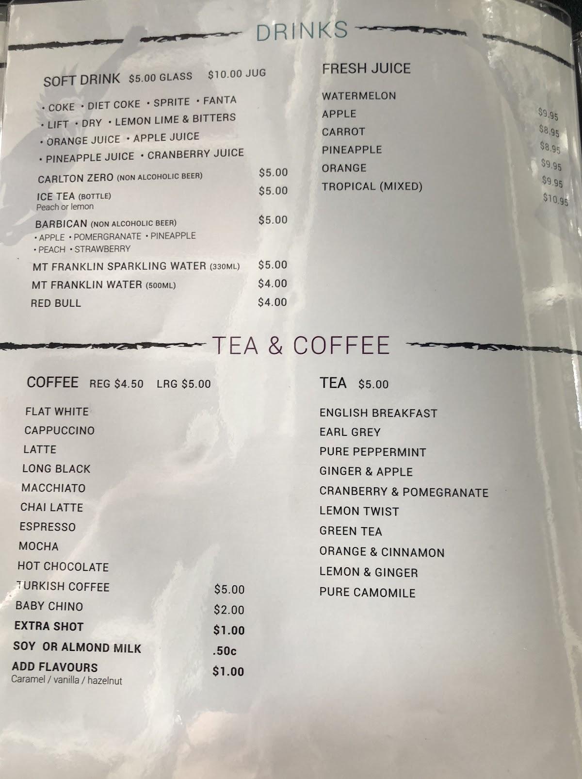 Menu at Up In Smoke Cafe & Shisha Lounge, Morley
