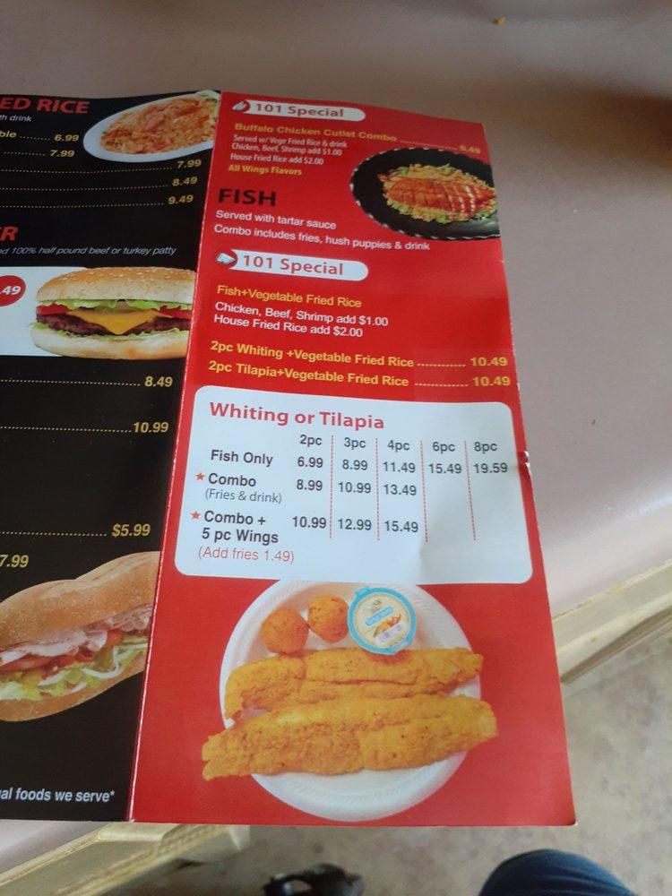 Menu at Wings 101 Buckhead restaurant, Atlanta, Piedmont Rd NE Suite #54