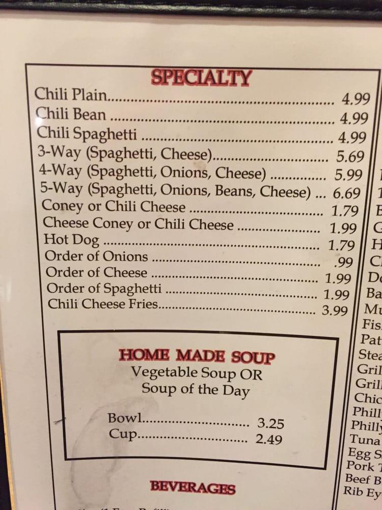 Menu at Bridge House Restaurant, Cincinnati