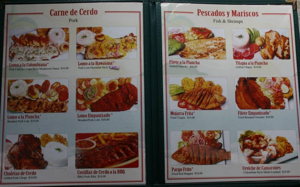 Menu at Tropical Restaurant & Bakery, Elizabeth
