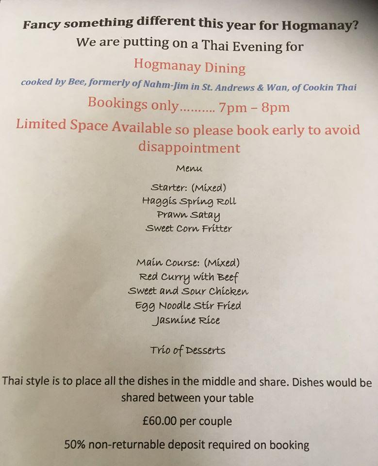Menu at Golf Hotel pub & bar, Crail