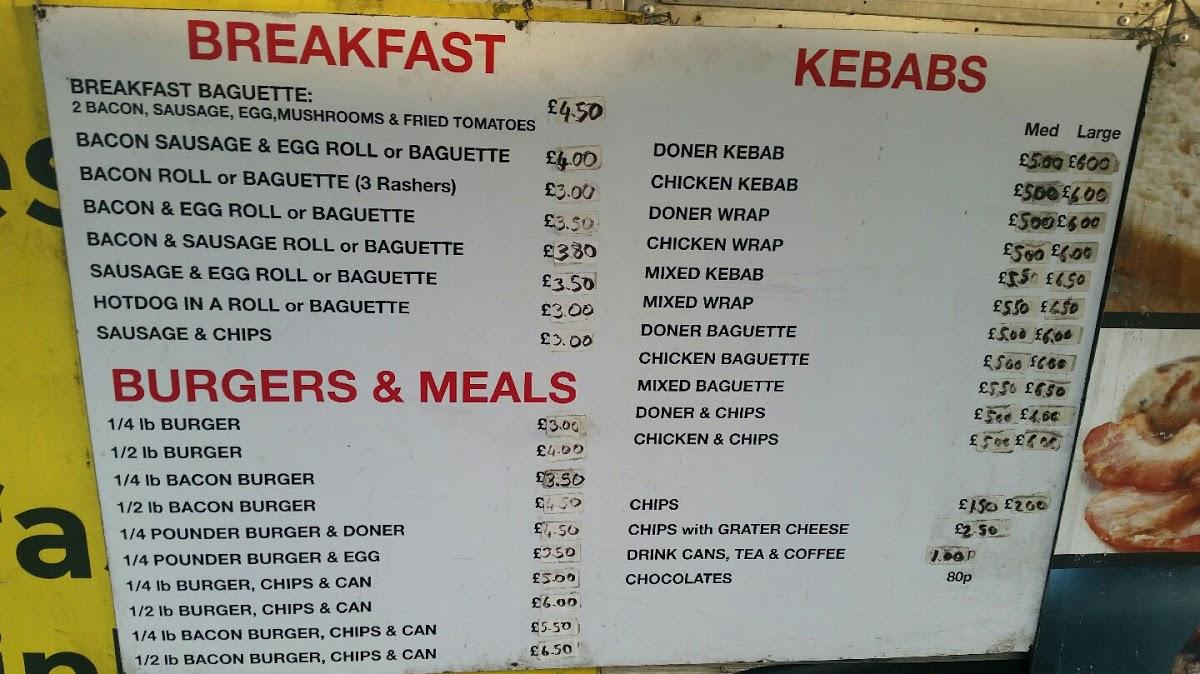 Menu at KAZ'S KITCHEN restaurant, Milton Keynes