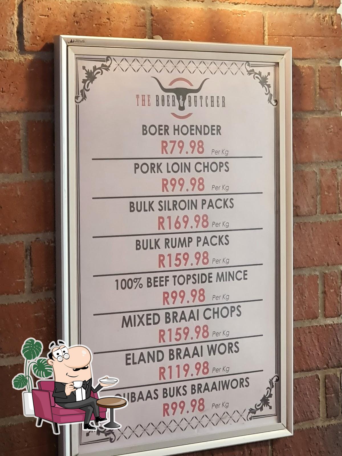 The Boer & Butcher Durbanville, Cape Town - Restaurant menu, prices and ...