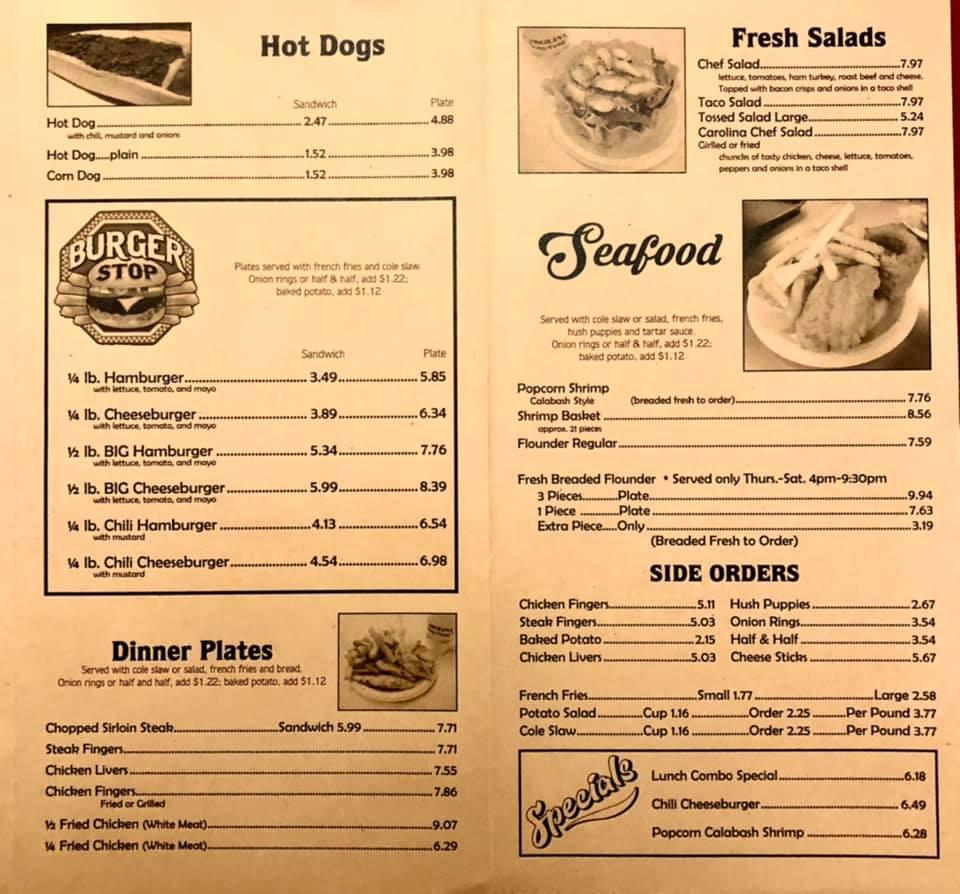 Menu At Carolina Fine Foods Restaurant Travelers Rest menu-at-carolina-fine-foods-restaurant-travelers-rest