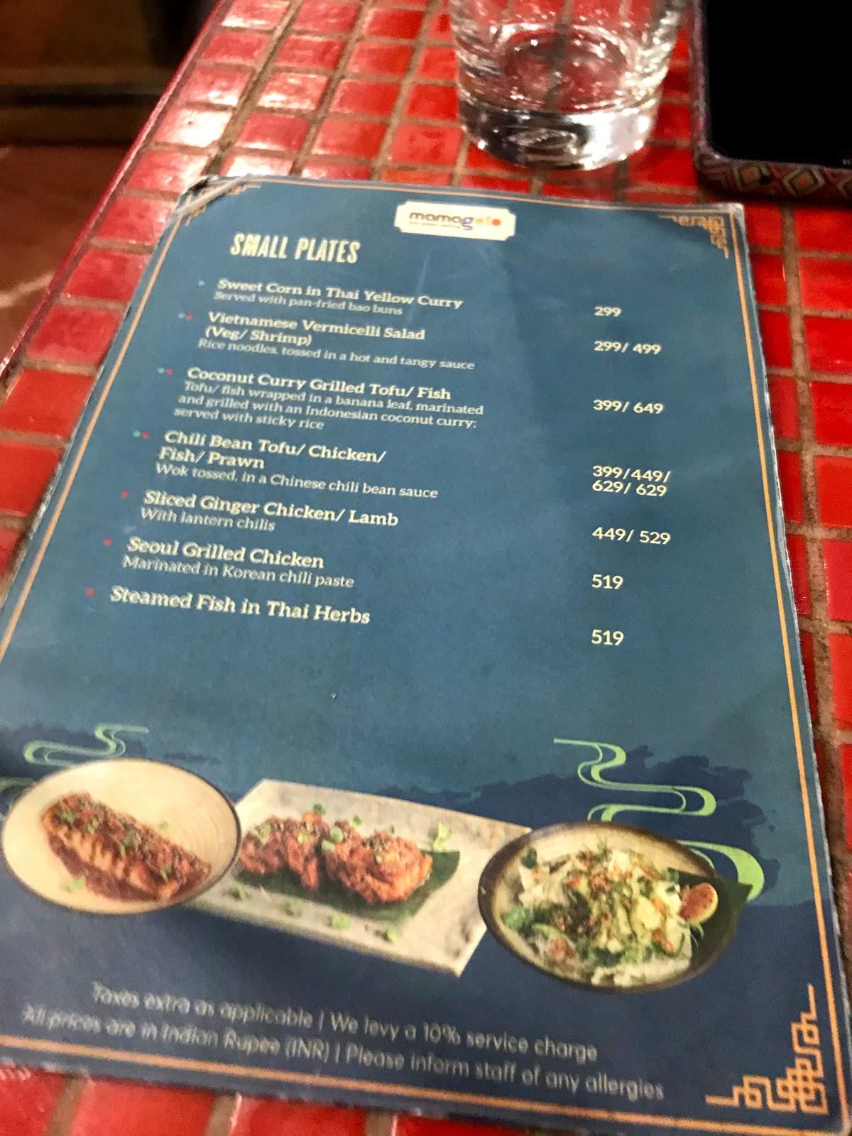Menu at Mamagoto, Delhi, Select Citywalk Mall