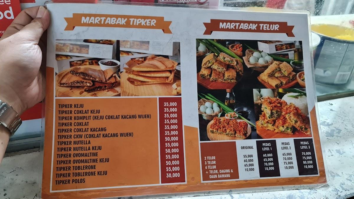 Menu at Martabak pecenongan 78 cawang restaurant, East Jakarta