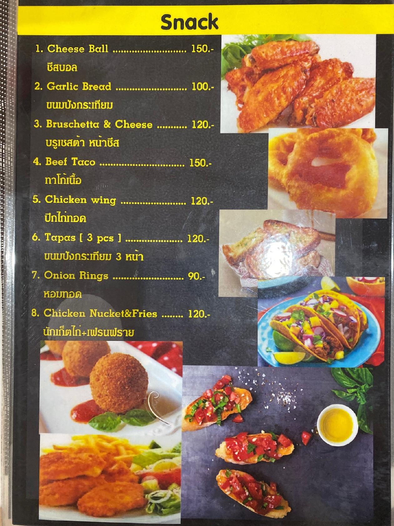 Menu at Nang Naan Halal Restaurant, Rawai
