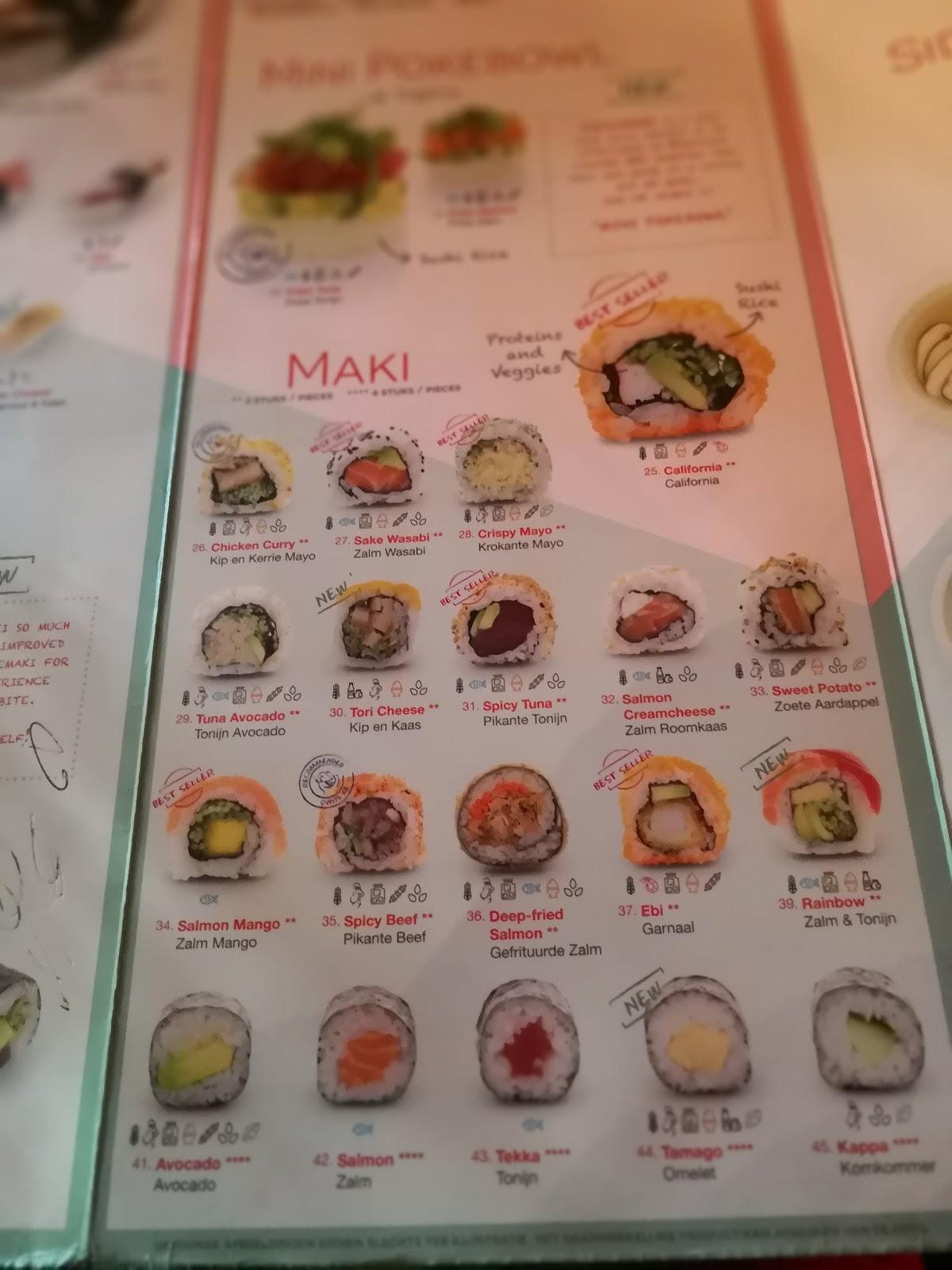 Speisekarte von Tatsu Haarlem 2, Haarlem