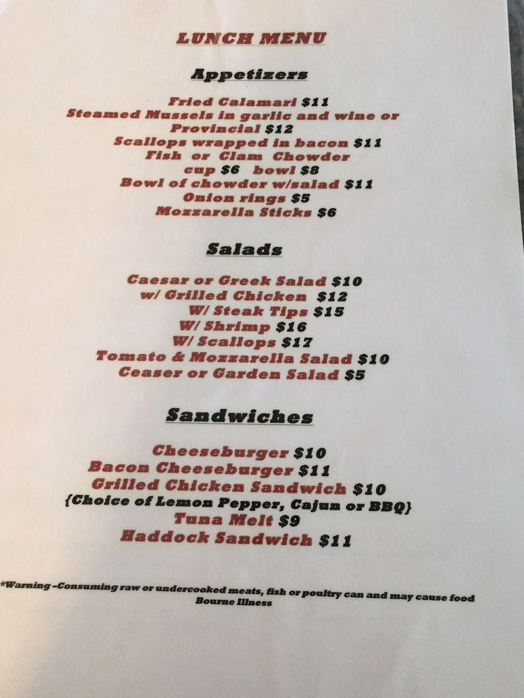 Menu at Causeway Restaurant, Gloucester, 78 Essex Ave