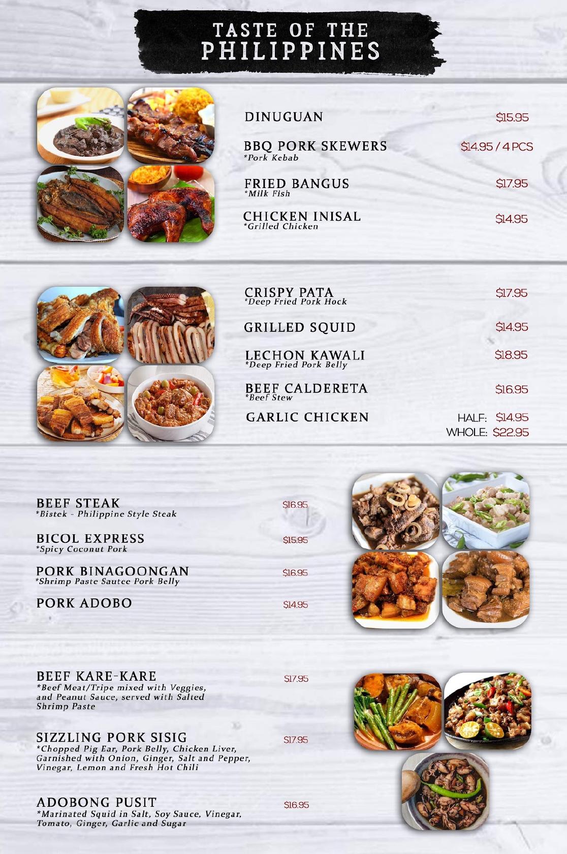 Menu at Chef Angelo restaurant, Whitehorse, 38 Lewes Blvd