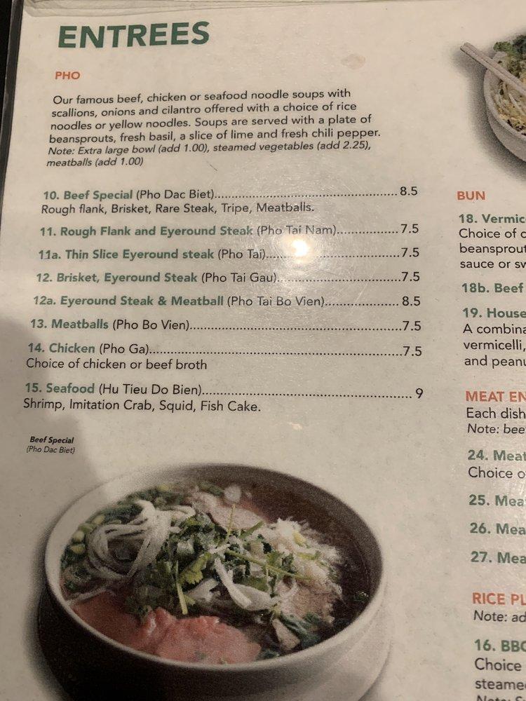 Menu at SEA Restaurant, Rochester, Mt Hope Ave