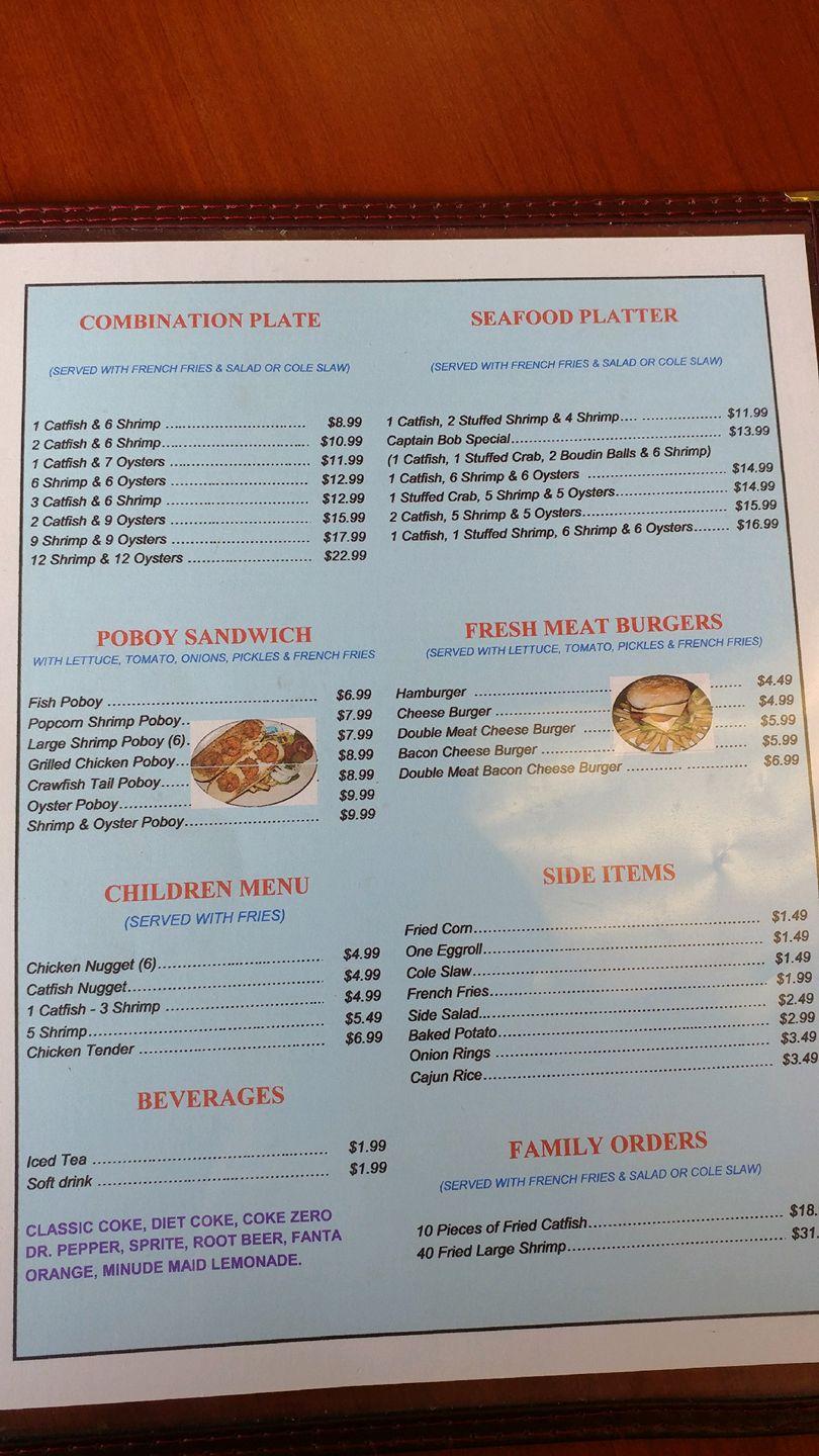 Menu at Lilly Restaurant, League City