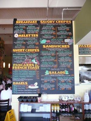 Menu at High Tide Cafe & Crêperie, Pacifica