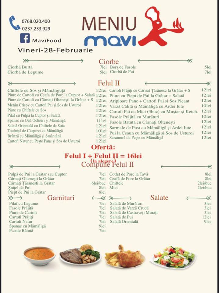 Menu at Mavi Food Focsani, Focșani