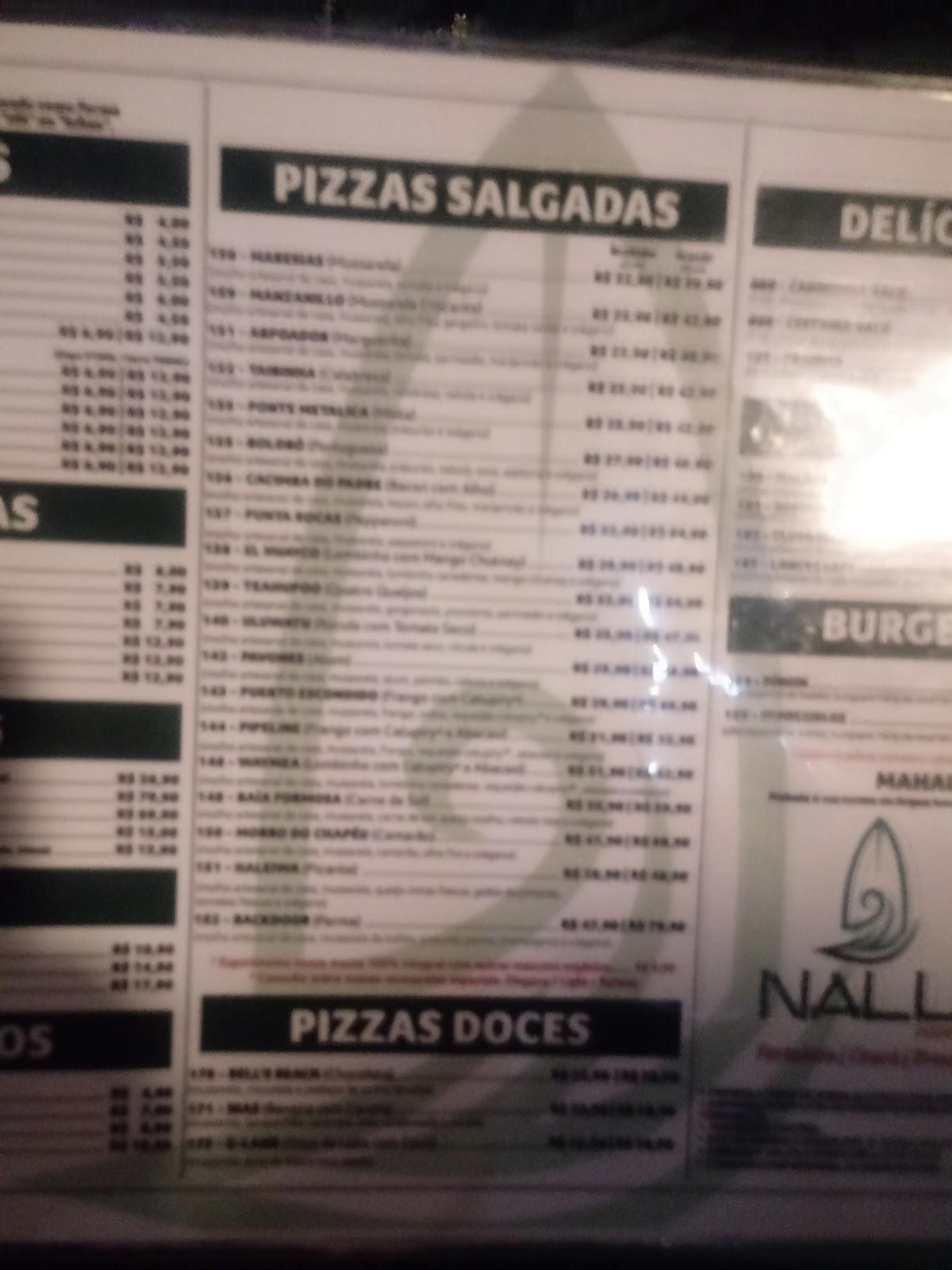 Menu em Nalu Pizzas pizzaria, Fortaleza, 1631 Cocó
