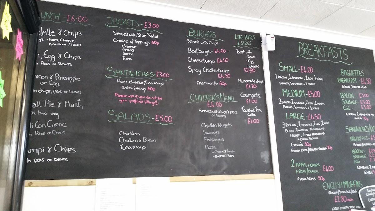 Menu at Surfleet Cafe Ltd, Spalding