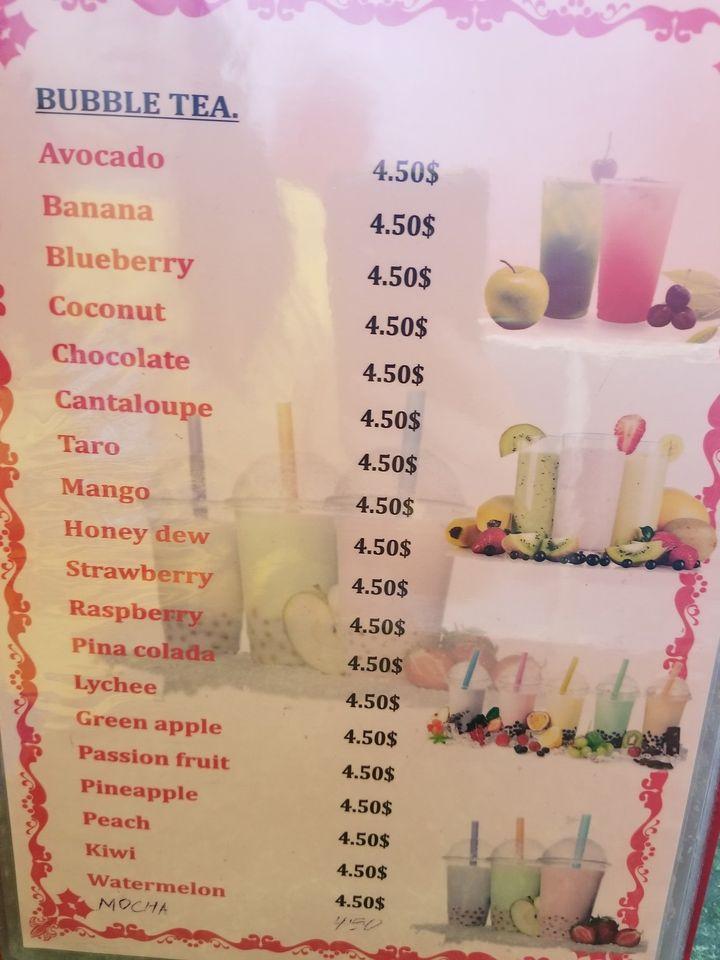 Menu at Vi-Ann Restaurant, Winnipeg, Notre Dame Ave