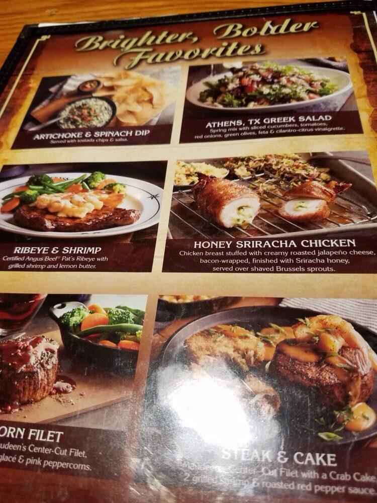Menu at Saltgrass Steak House steakhouse, Bossier City