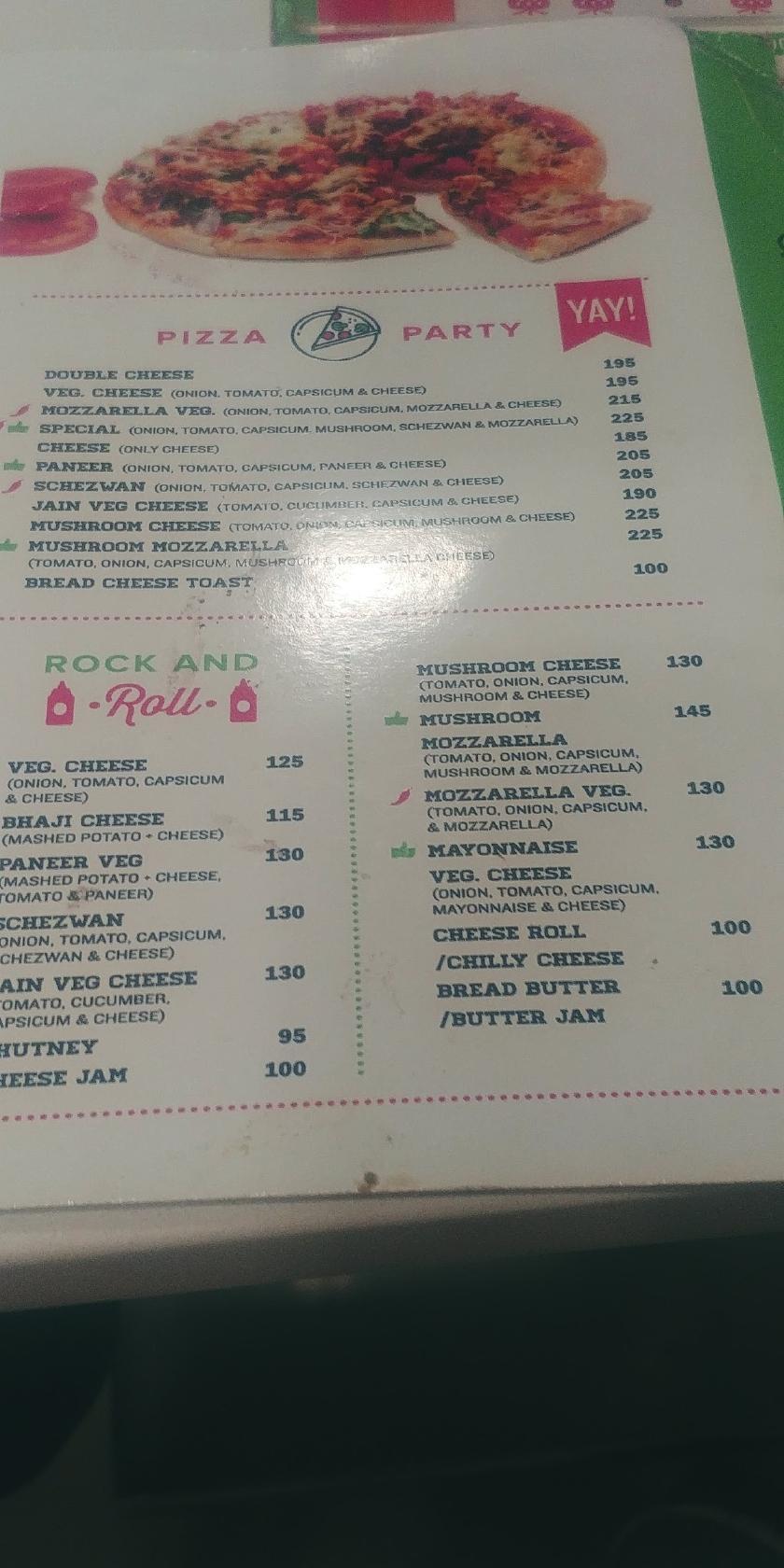 Menu at Bombaysthan, Coimbatore, Coimbatore