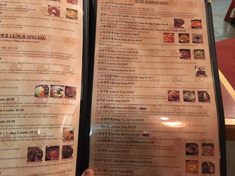 Menu at So Moon Nan Jib BBQ, Federal Way, Pacific Hwy S #203