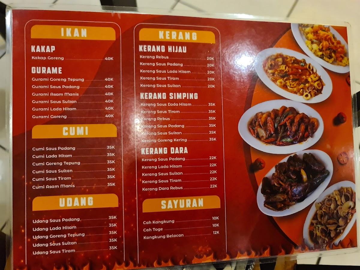Carta del restaurante Sambal Bakar Sultan Solo, Sukoharjo