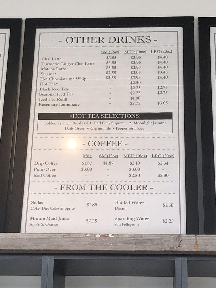 Menu at Scenic Route Bakery, Des Moines, 350 E Locust St Ste 104