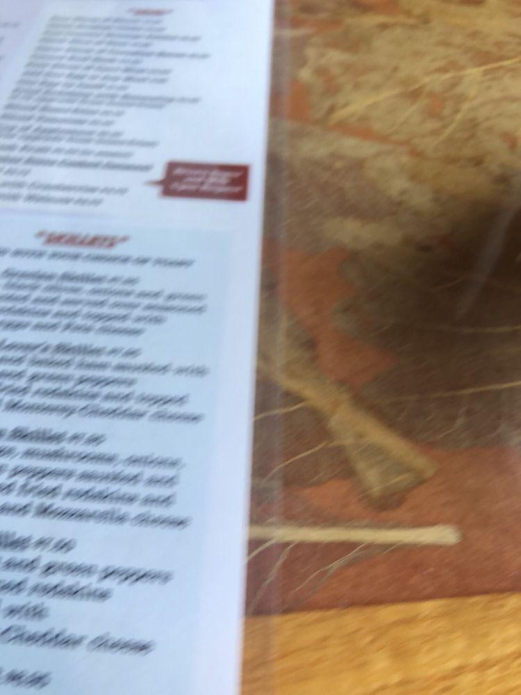 Menu at Victoria's Deli and Restaurant, Parma