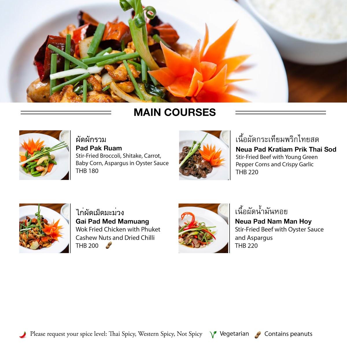 Menu at Asia Alive restaurant, Thep Krasatti, 106 27 Moo 3 Cherngtalay