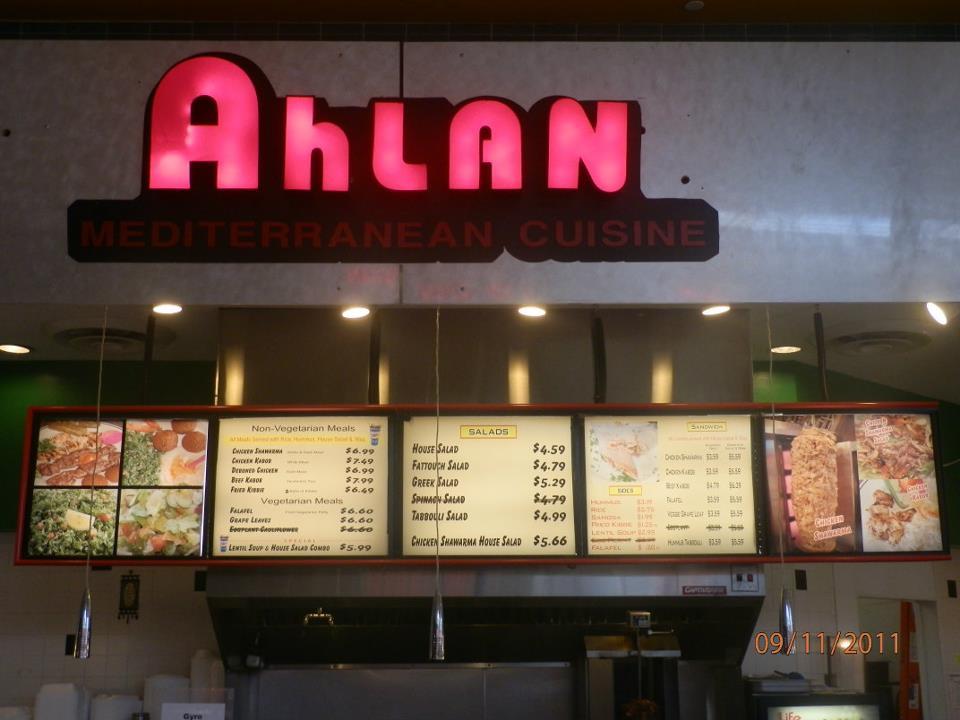 Menu at Ahlan Restaurant, Meridian charter Township