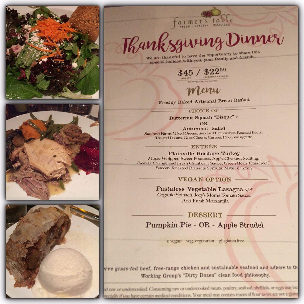 Menu at Farmer's Table pub & bar, Boca Raton