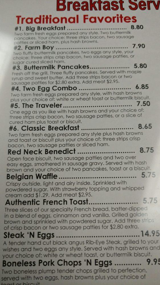 Menu at Dwight's Of St. Albans restaurant, Saint Albans